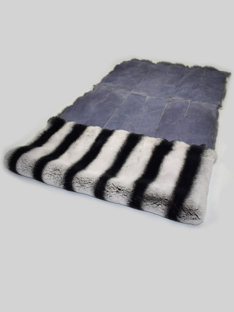 MWFur Natural Rex Rabbit Fur Plate Chinchilla Rex Rabbit fur Skin Raw ...